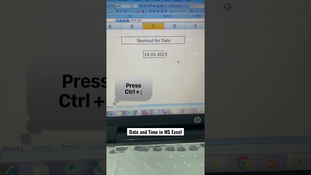 Shortcut For Date And Time In Microsoft Excel shorts exceltutorial Shortcut For Date And Time In Microsoft Excel shorts exceltutorial