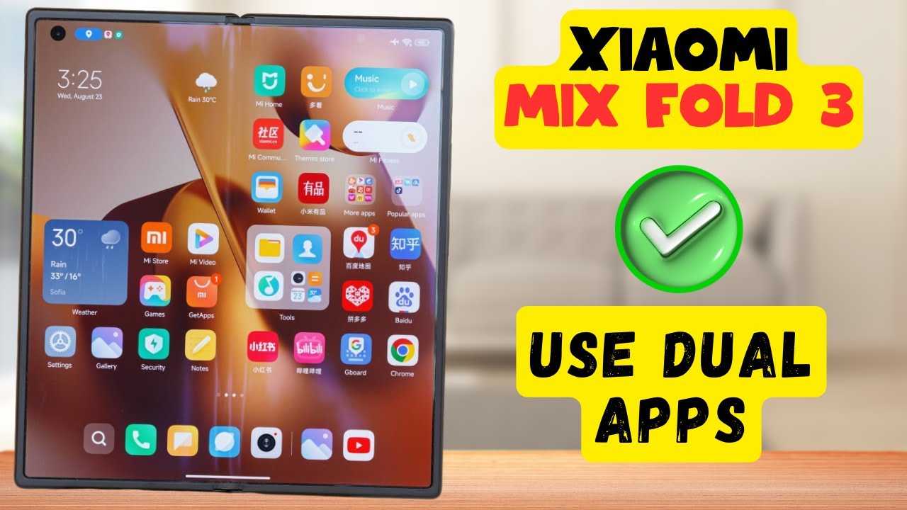 Use dual apps Xiaomi Mix Fold 3 || How to use dual apps || Dual apps ...