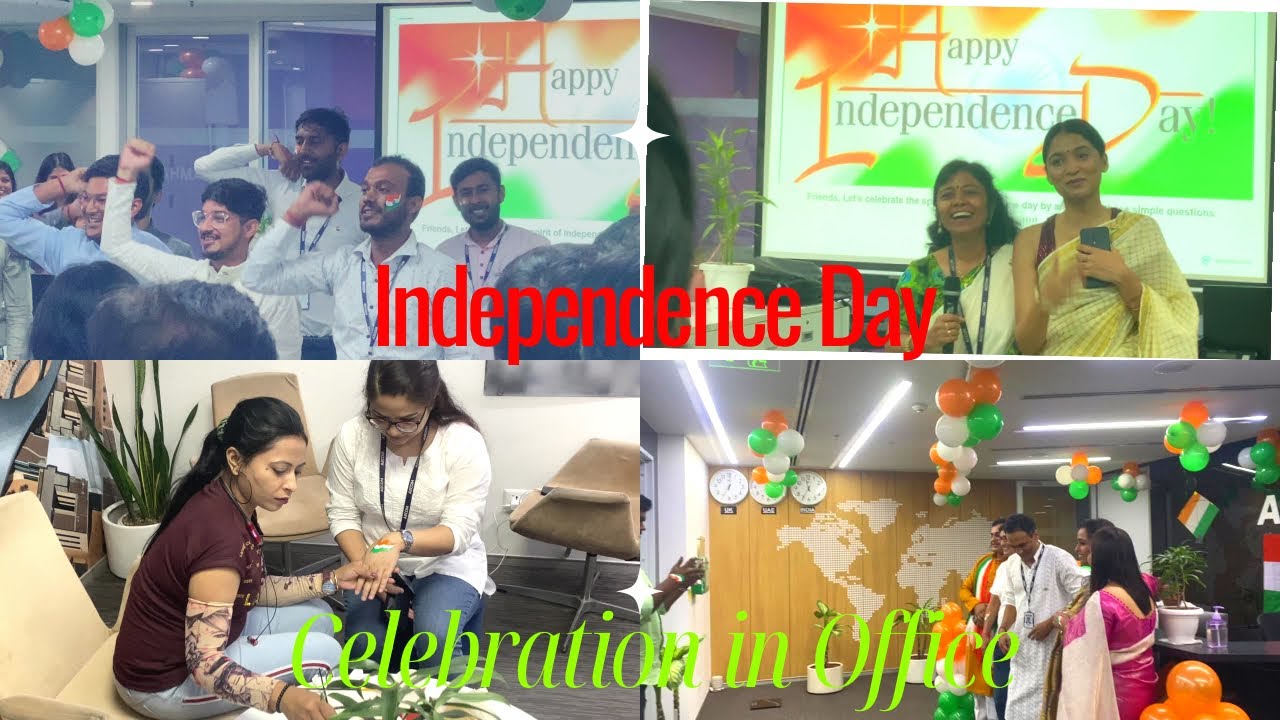 Independence Day Celebration in Office || Dance & Fun Activities ...