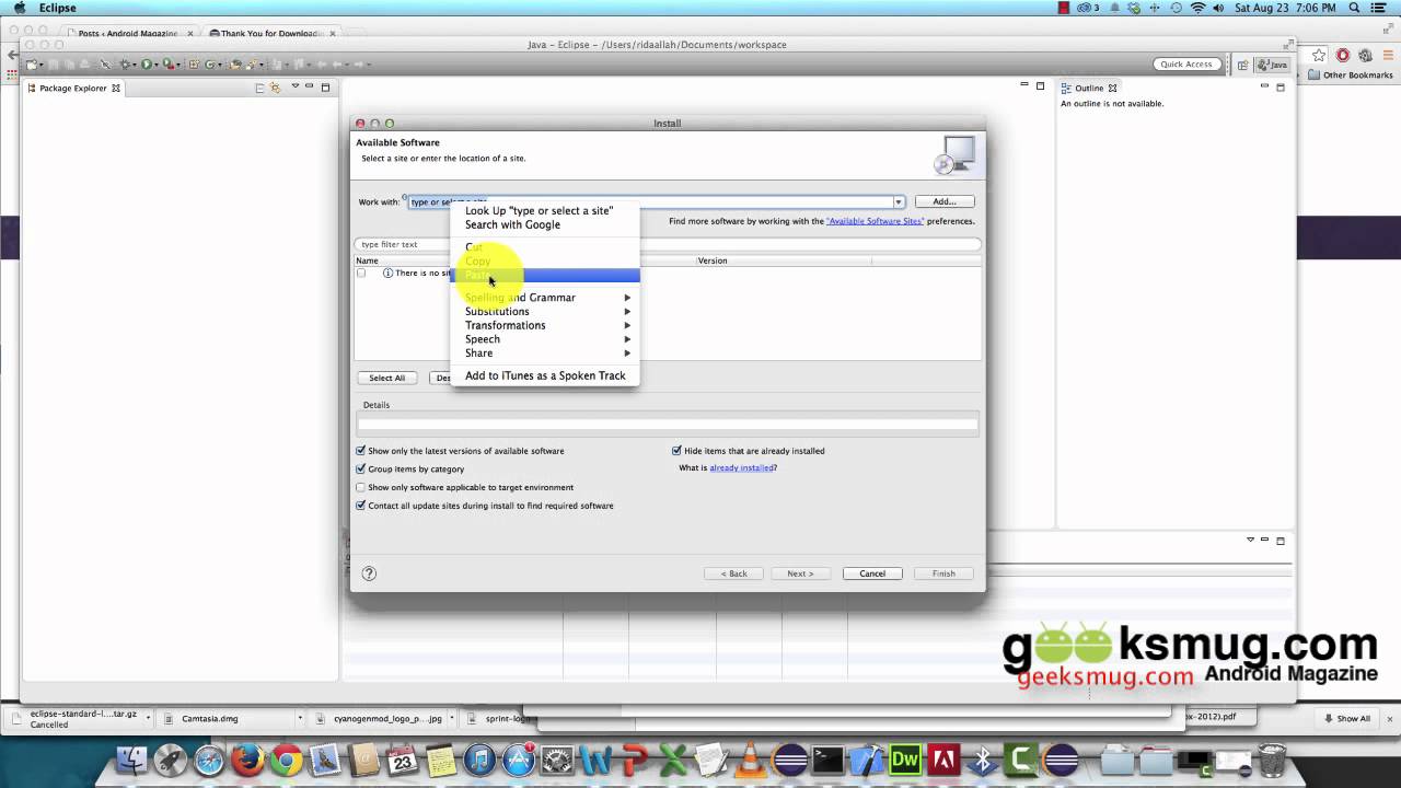 lesson 1:Download and Install Eclipse for Android Development tutorial ...