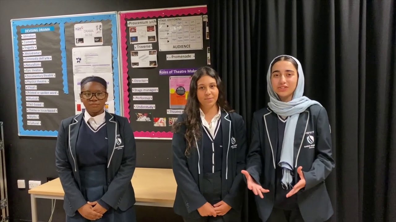 Drama at Sarah Bonnell School - YouTube