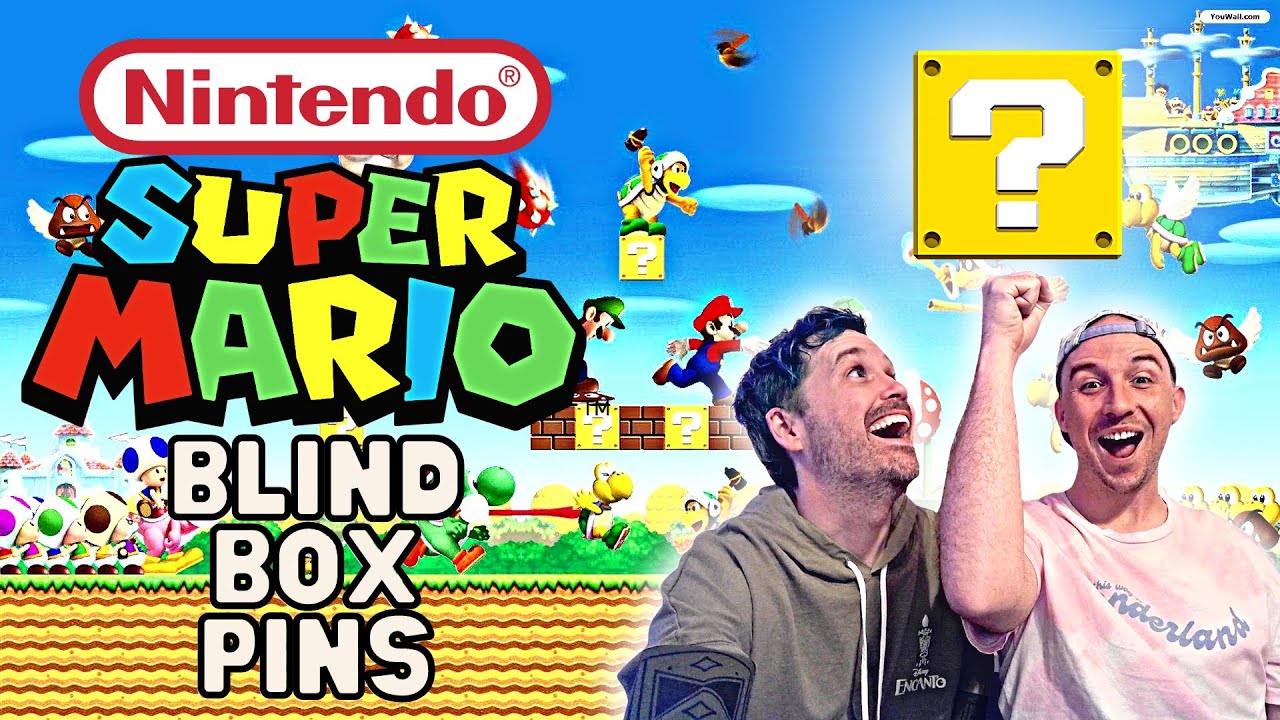 Nintendo Super Mario Blind Box Pins Mystery Pin Unboxing Mario nintendo-super-mario-blind-box-pins-mystery-pin-unboxing-mario