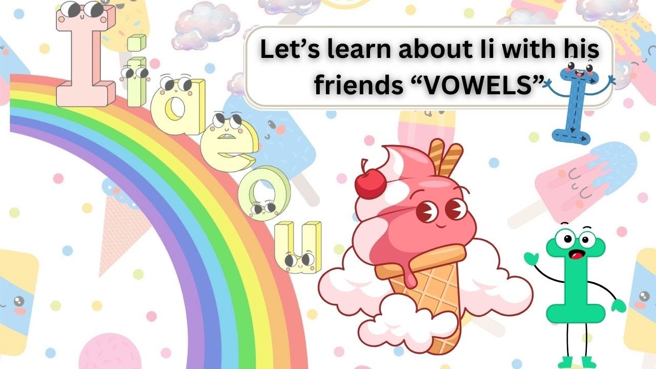 Let's learn about letter Ii with vowels | Alphabets | - YouTube