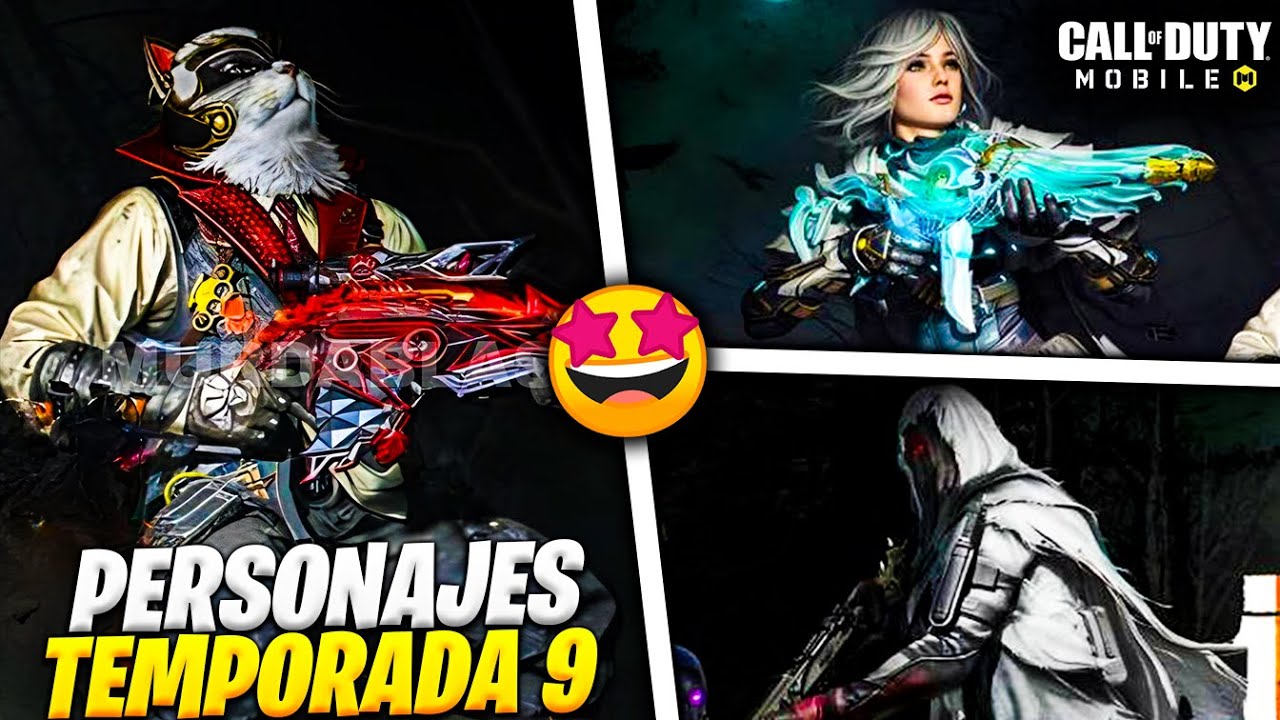 PERSONAJES y SKINS de la NUEVA TEMPORADA 9 de COD MOBILE! | Lobo Jz ...