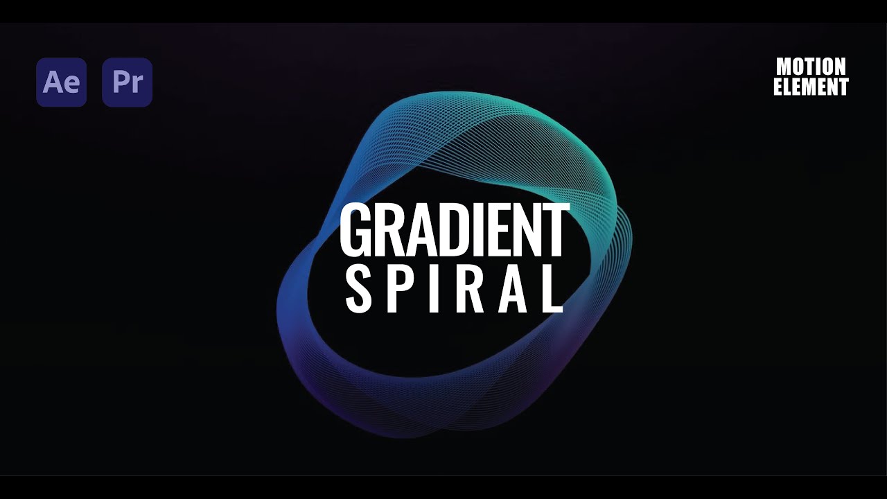 Gradient Spiral Animation - Motion Element - YouTube