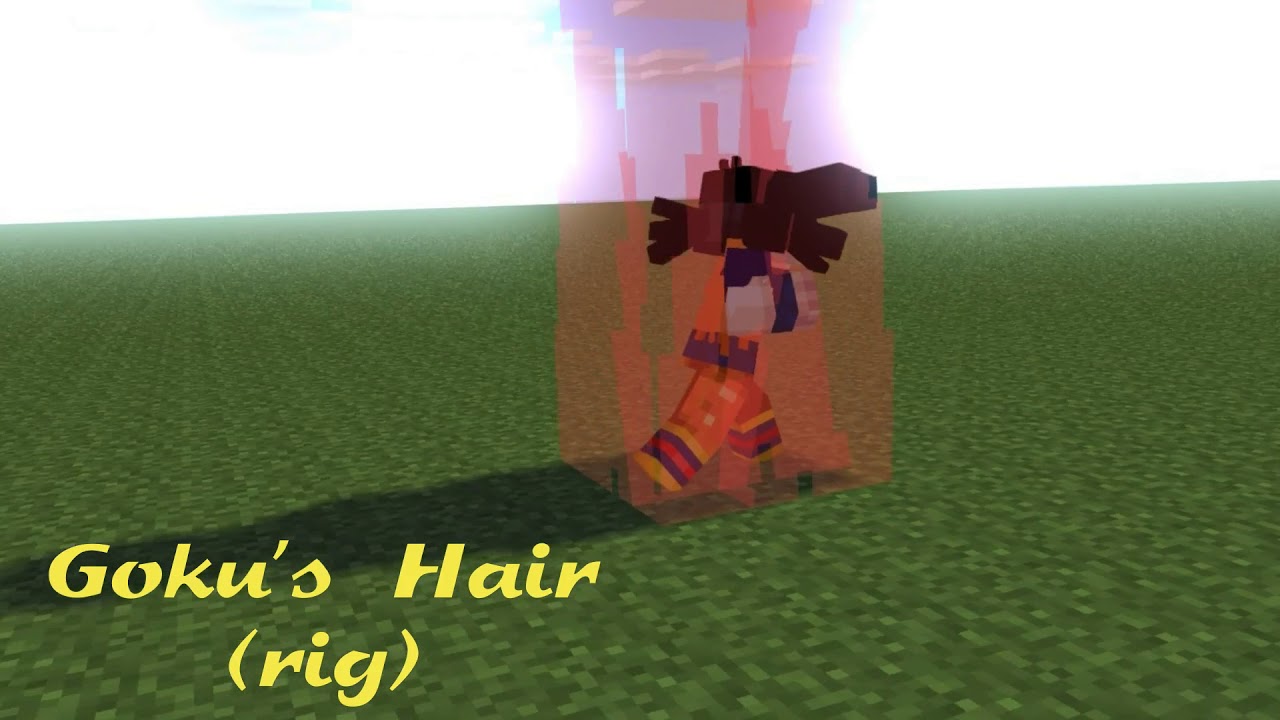 Goku Hair Rig for mine imator-Download Link in desc - YouTube