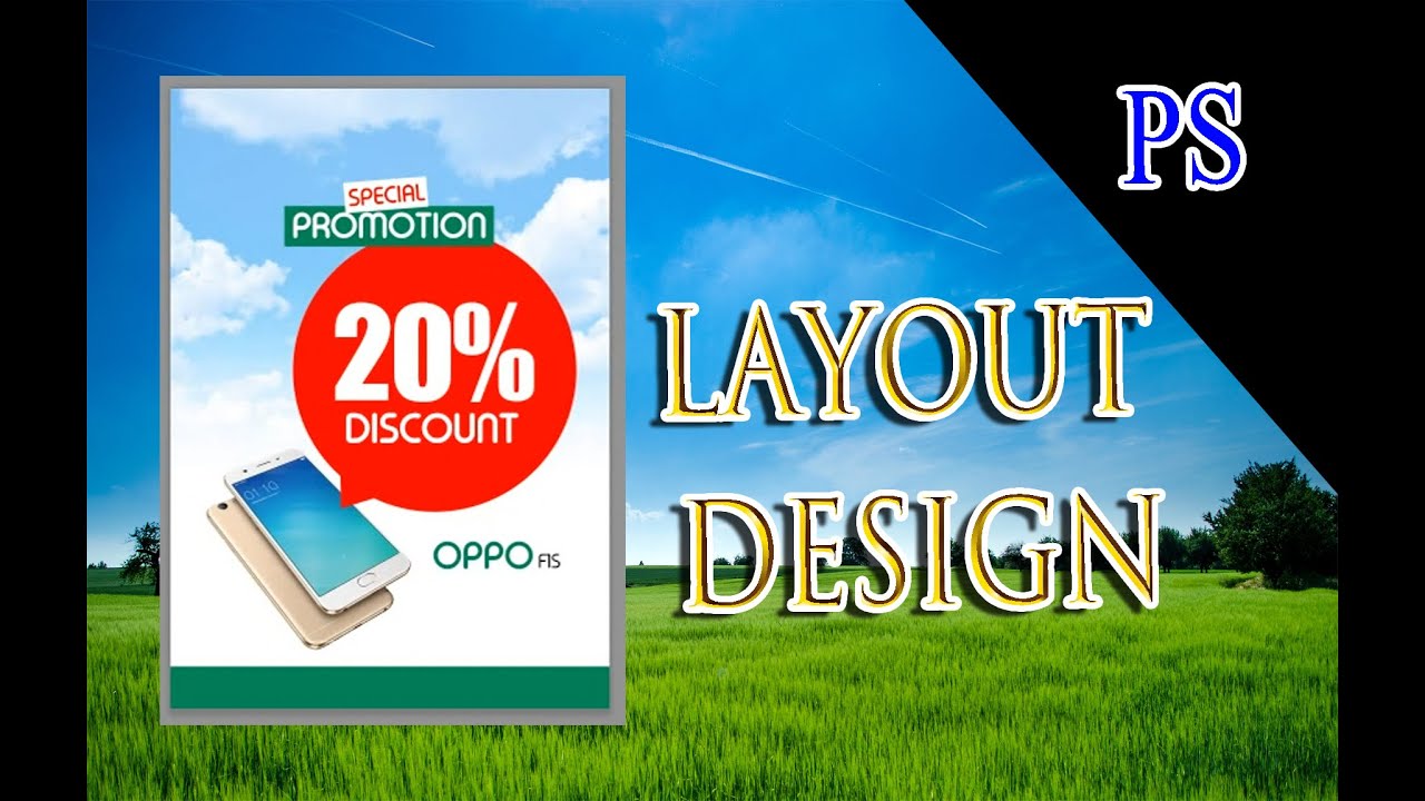 How to create Advanced Layout Design in Adobe Photoshop CC | Layout ...