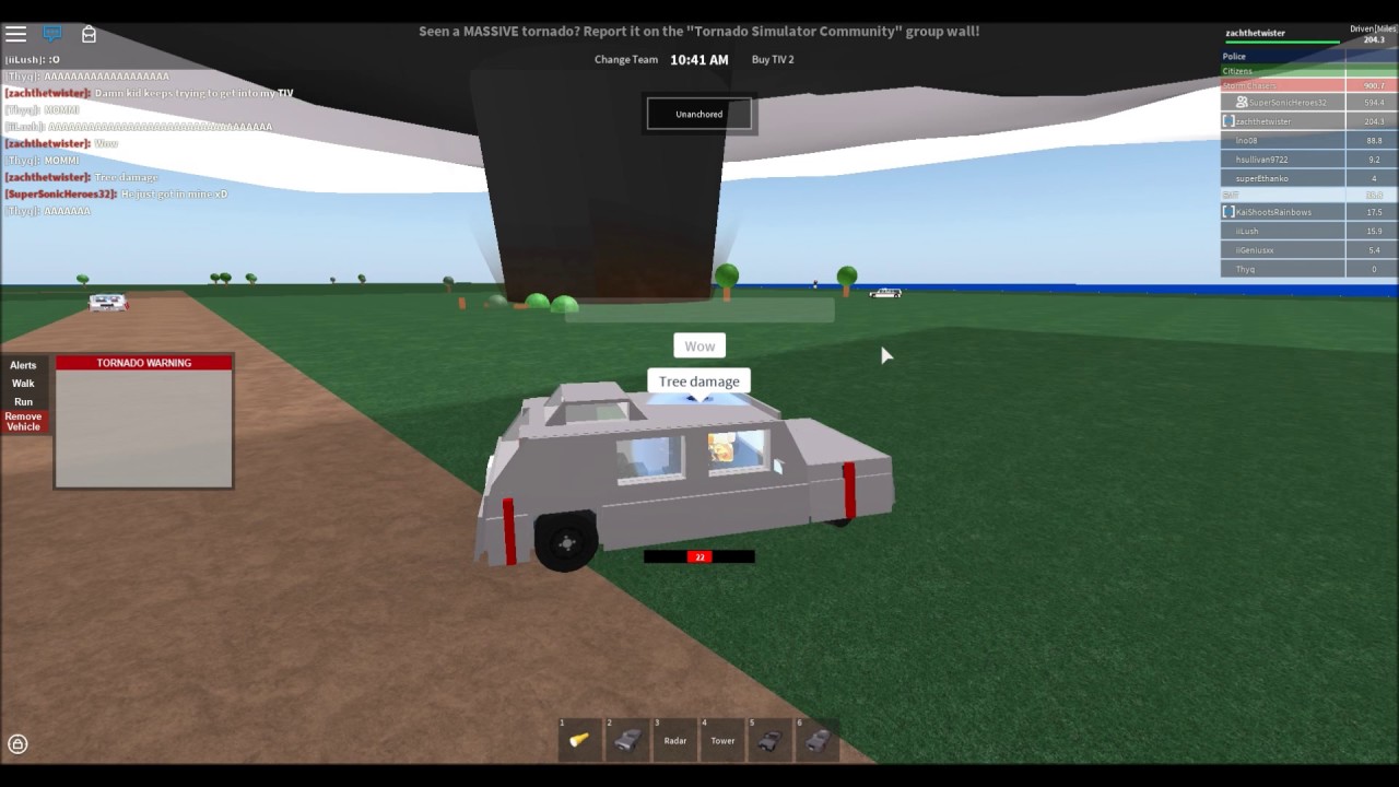 Roblox: Storm Chasers - Quad Tornadoes and EF3 Tornado hits Newton on ...