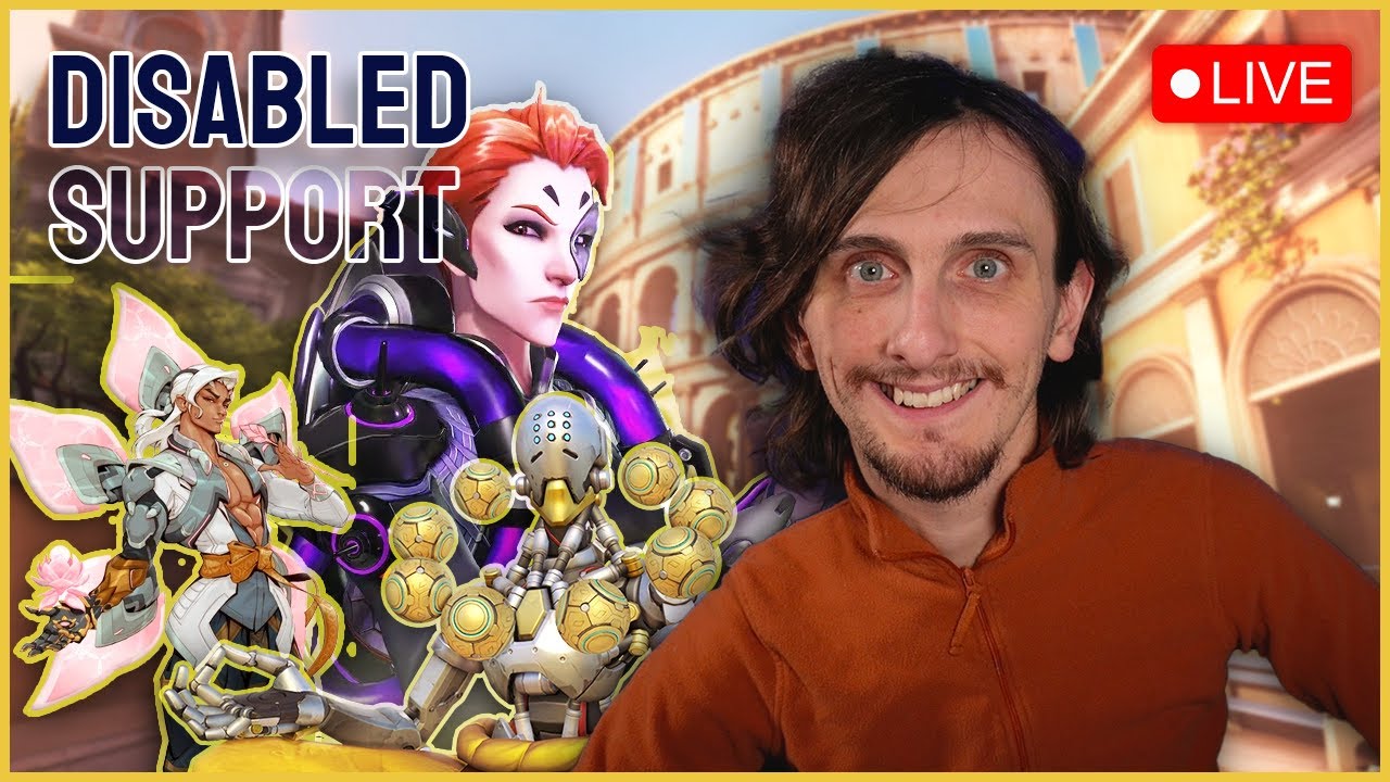 Disabled Support Main Overwatch - YouTube