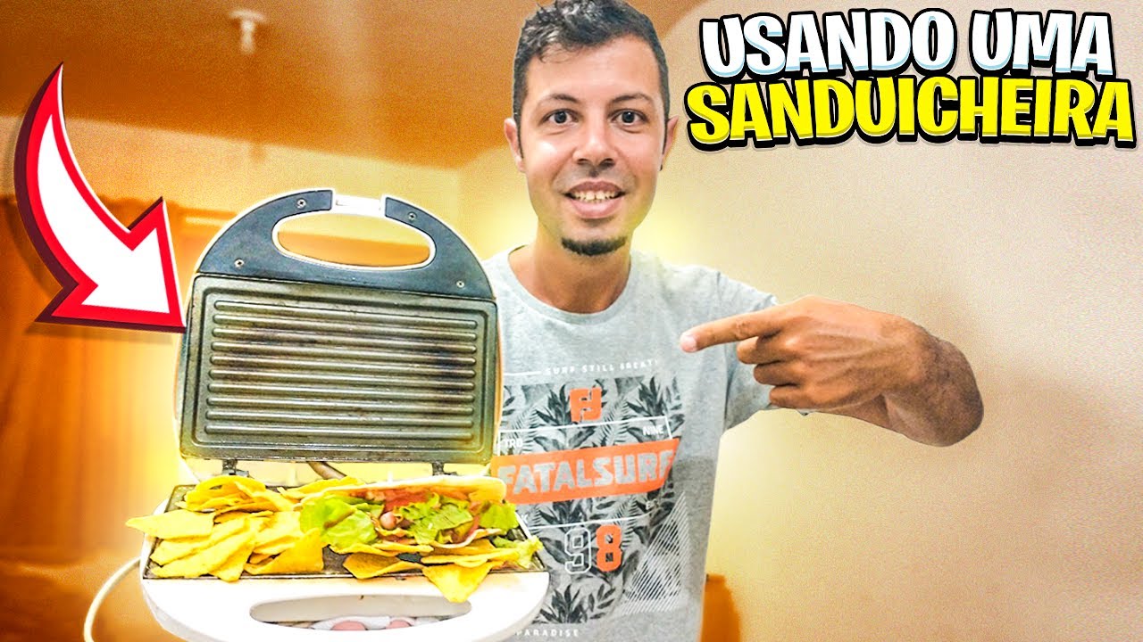 TACOS MEXICANOS COM RAP 10, USANDO SANDUICHEIRA ! - YouTube