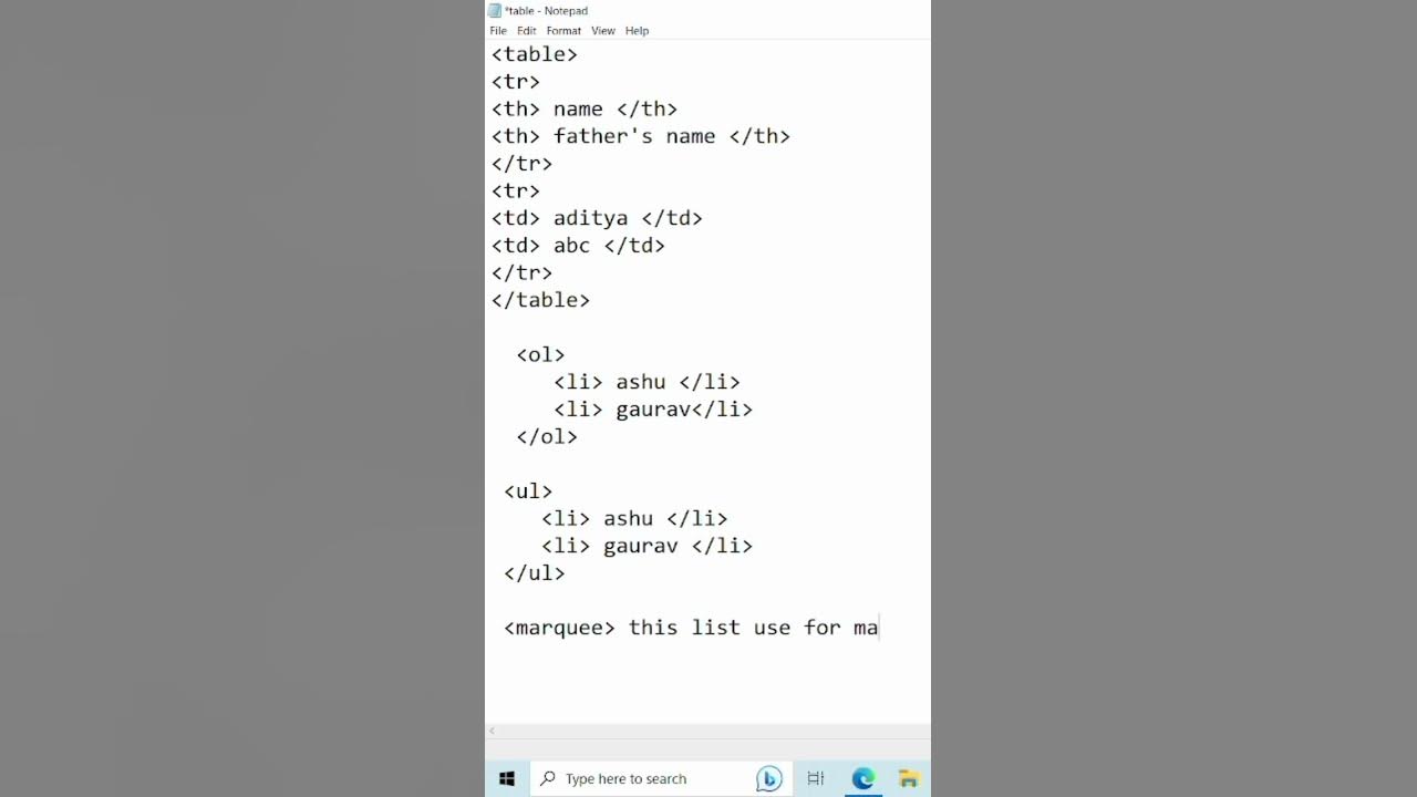 Html Coding Se Marquee Kaise Lagate Hain Shorts Short Trendingshorts Htmlcoding Youtube
