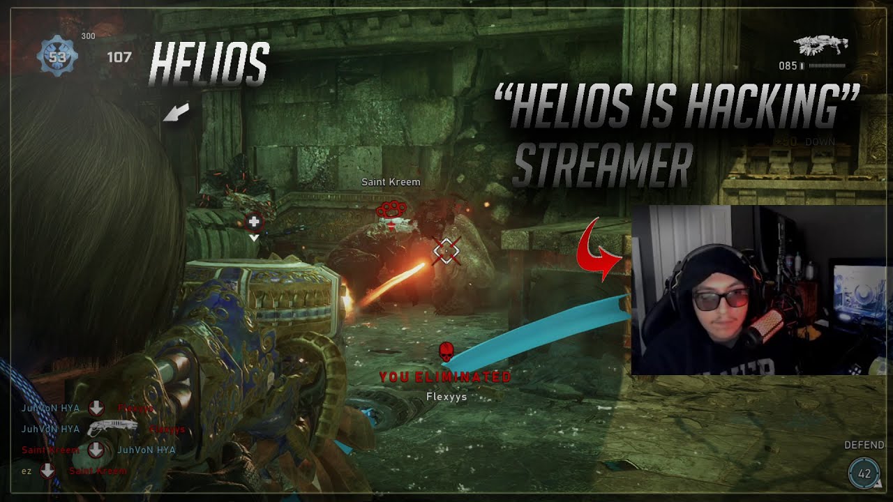Gears 5 - HELIOS VS 4 STACK STREAMERS (Sweaty Ranked Control) - YouTube