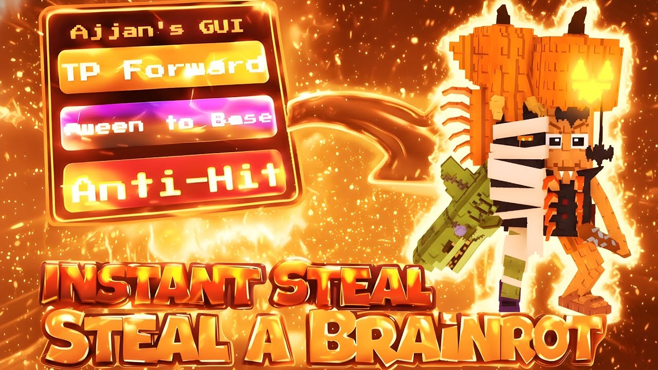 Steal a Brainrot SCRIPT Gui with INSTANT STEAL, INVISBLE, ANTI-KICK ...
