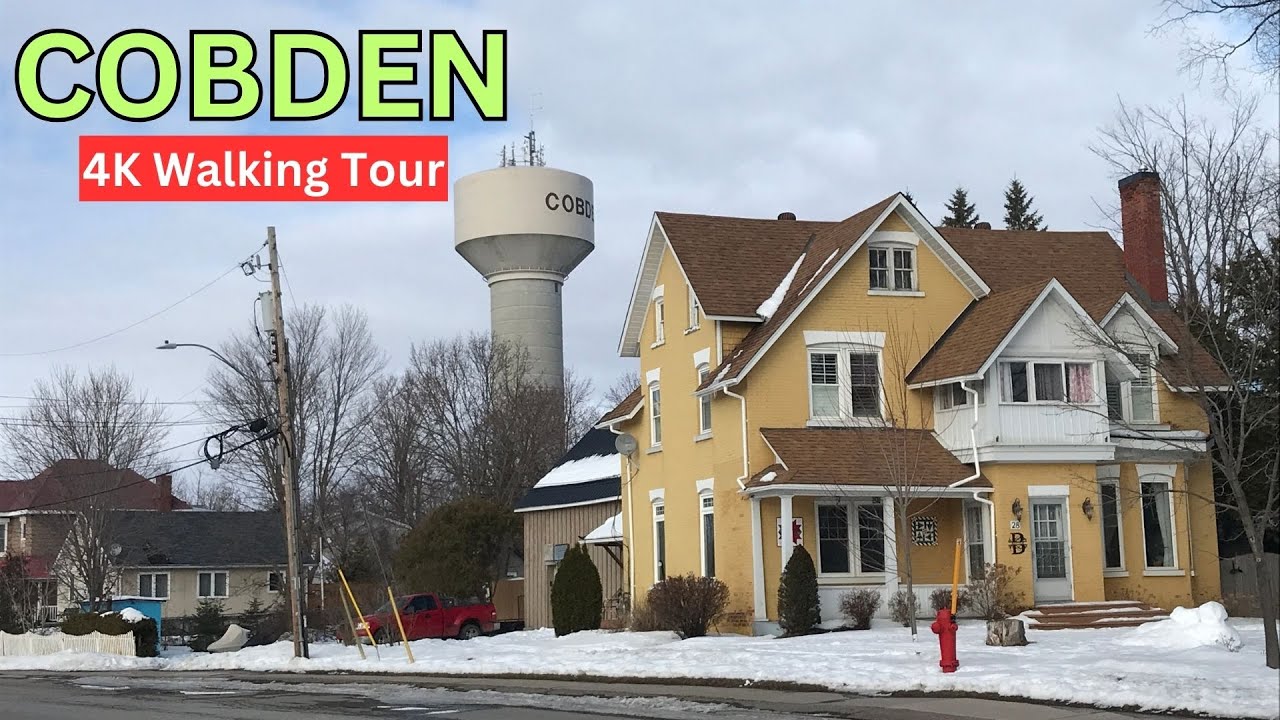 Cobden 4K Walking Tour | Cobden Ontario Canada | A Beautiful Town near ...