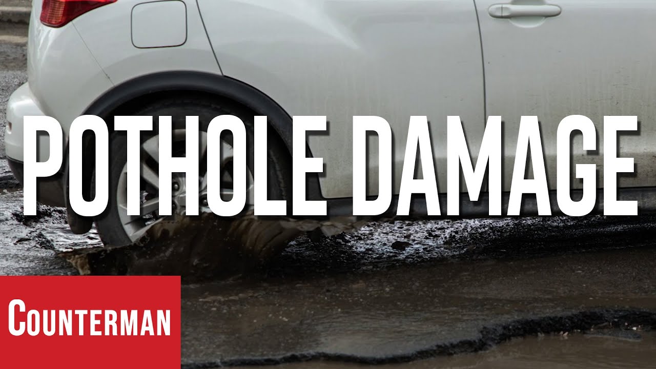 Warning Signs Of Pothole Damage - YouTube