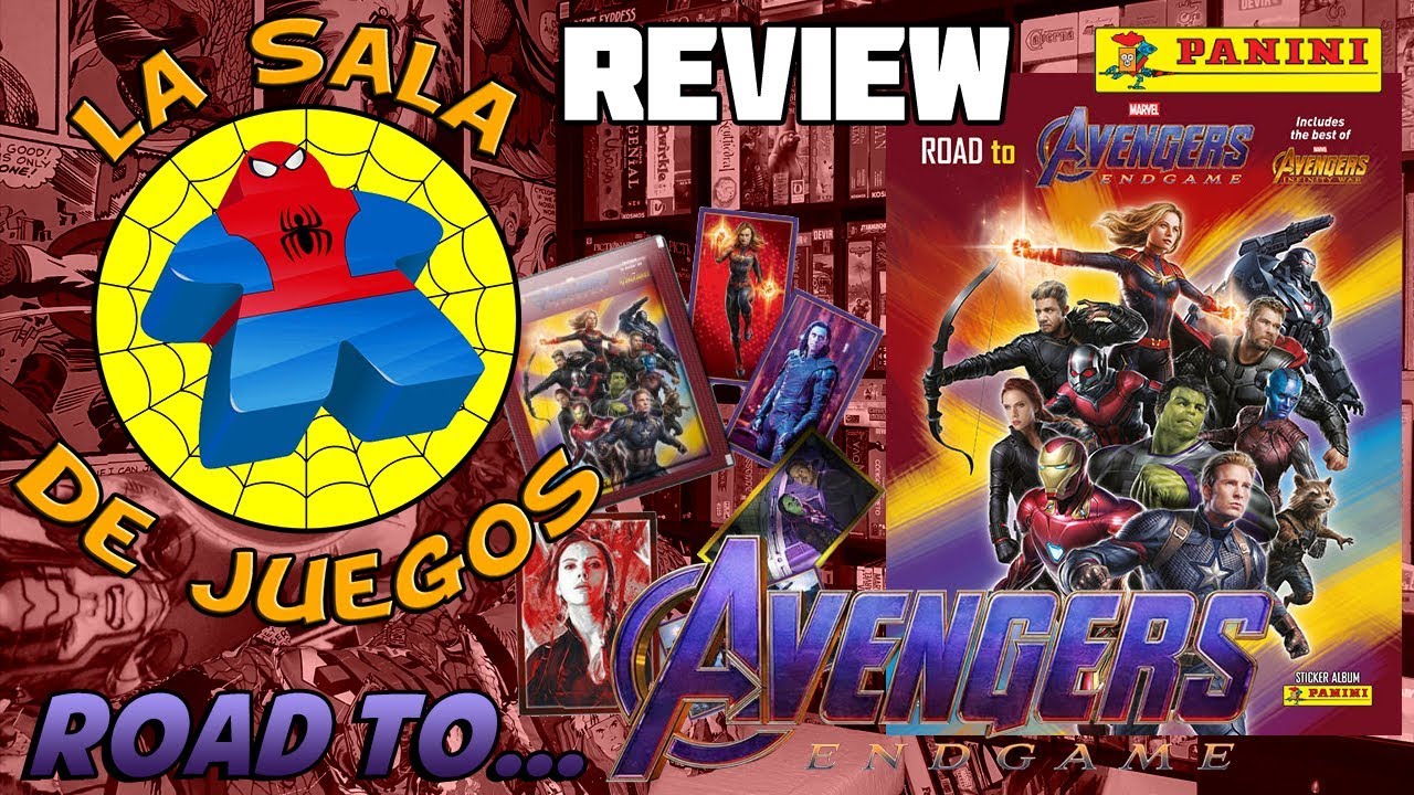 ANALISIS REVIEW - ALBUM ROAD TO AVENGERS ENDGAME - PANINI CROMOS - YouTube