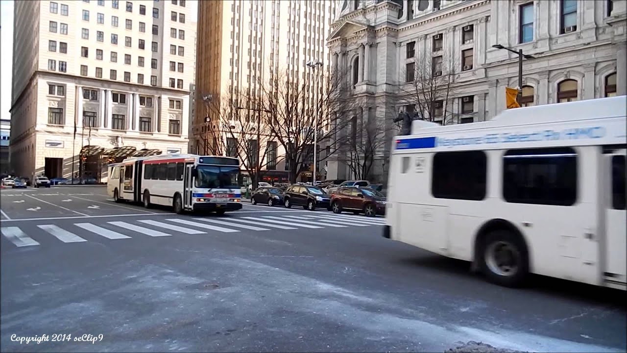 Exclusive: Various Buses in Philadelphia in the Freezing Cold 1-7-2014 ...