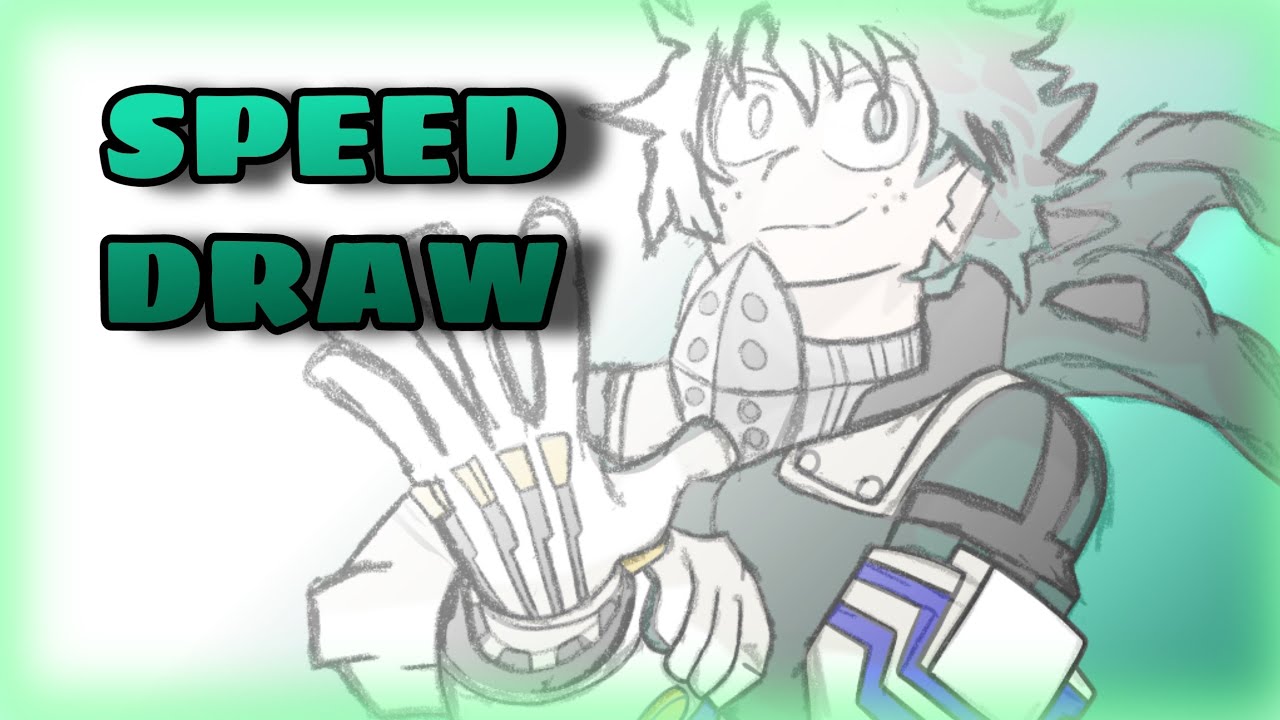 DEKU SPEED DRAW - YouTube
