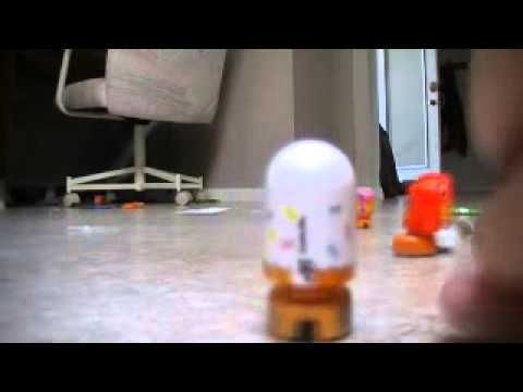 Hexbug Bobble Bots Going around the kitchen - YouTube