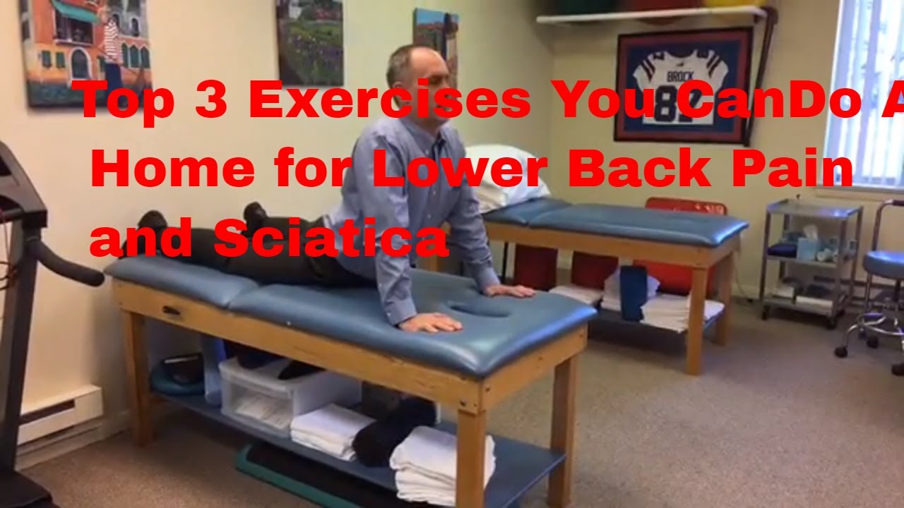 3 Exercises for Lower Back Pain & Sciatica - YouTube