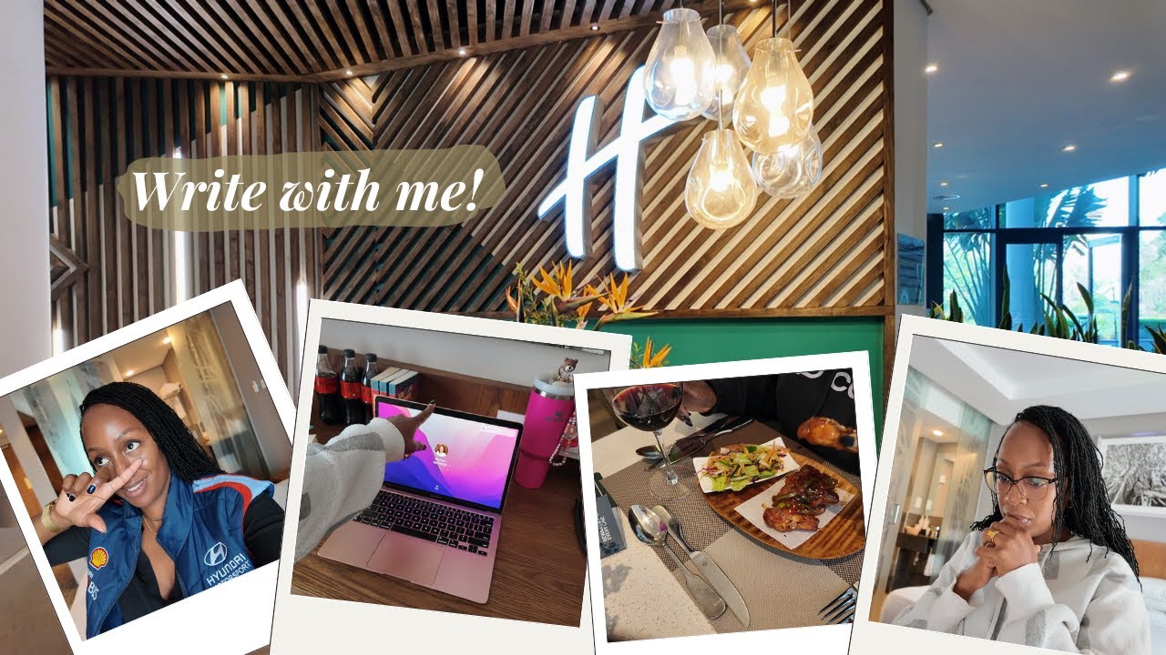 VLOG: Writing Retreat | Come Write With Me! | Holiday Inn Staycation ...
