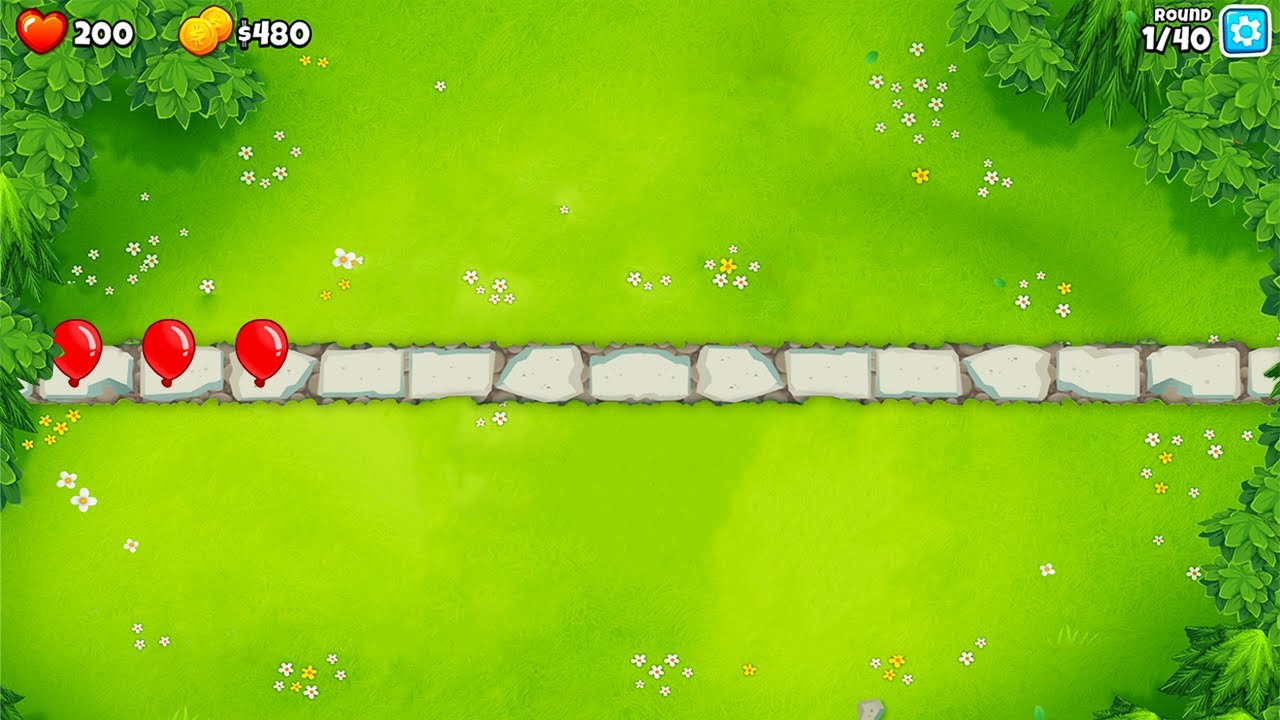 This Modded BTD 6 map is literally just a straight line - YouTube