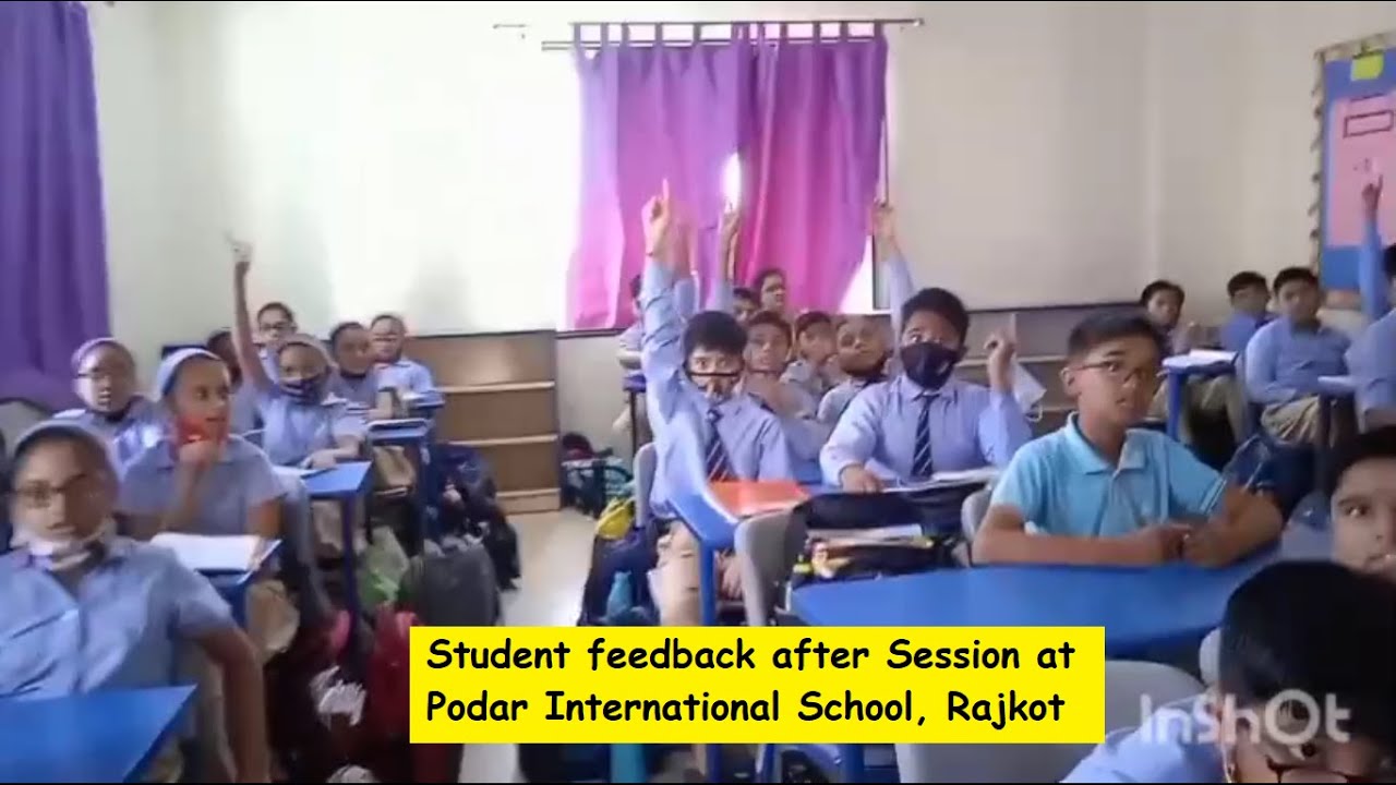 Student feedbacks | Podar International School Rajkot | Motivational ...