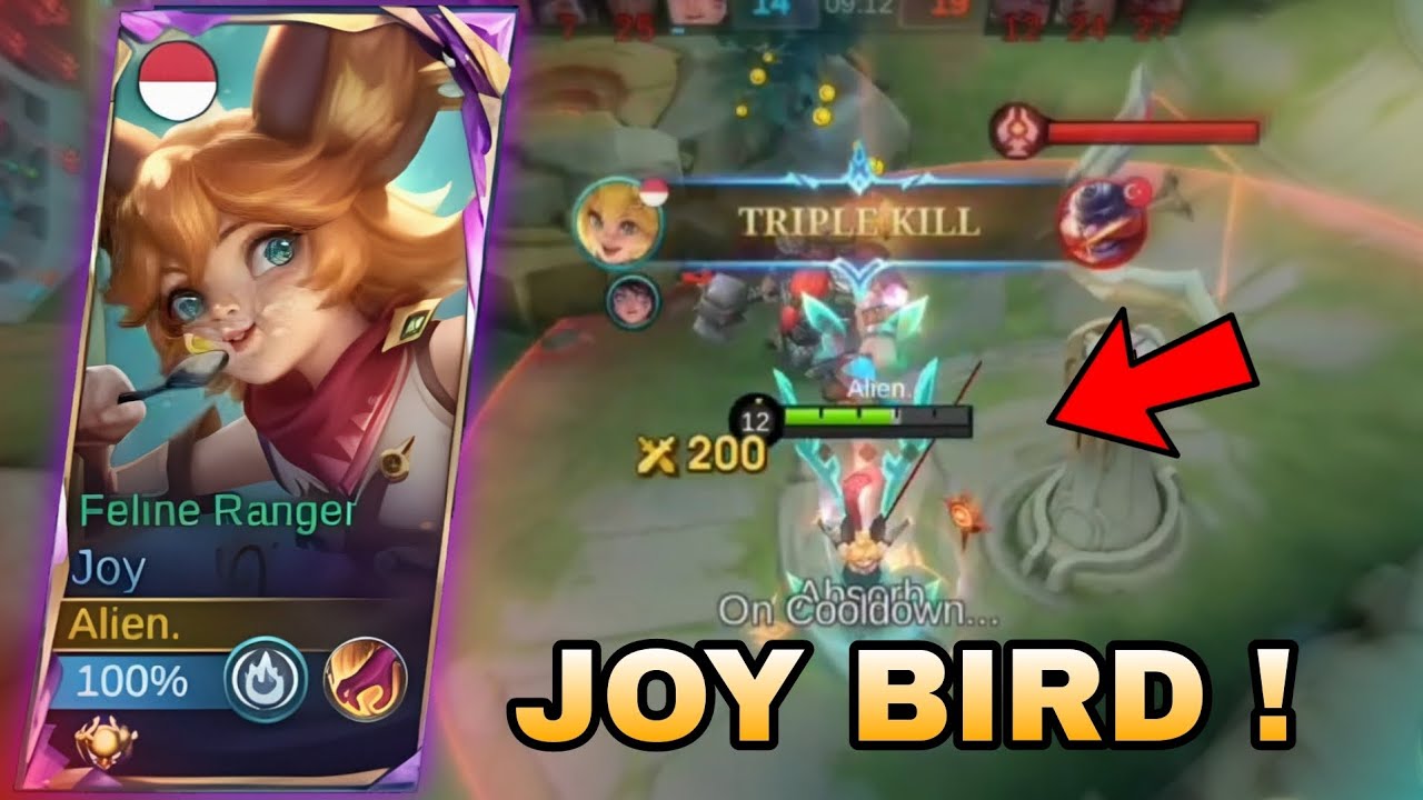 TIPS AND TRICK GAMEPLAY JOY JUNGLER 2024 || BEST BUILD JOY FULL ...