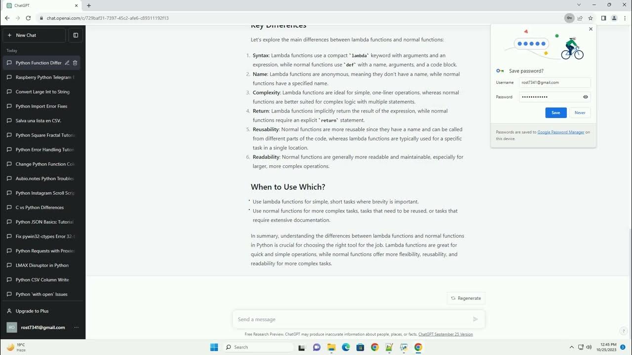 Python Difference Lambda Function and Normal Function - YouTube