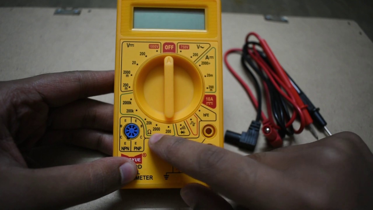 How To Use A Multimeter | Measurements With Multimeter - YouTube