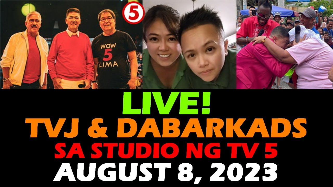 EAT BULAGA! TV 5 LIVE STREAMING August 8 2023 TITO VIC and JOEY TVJ and ...