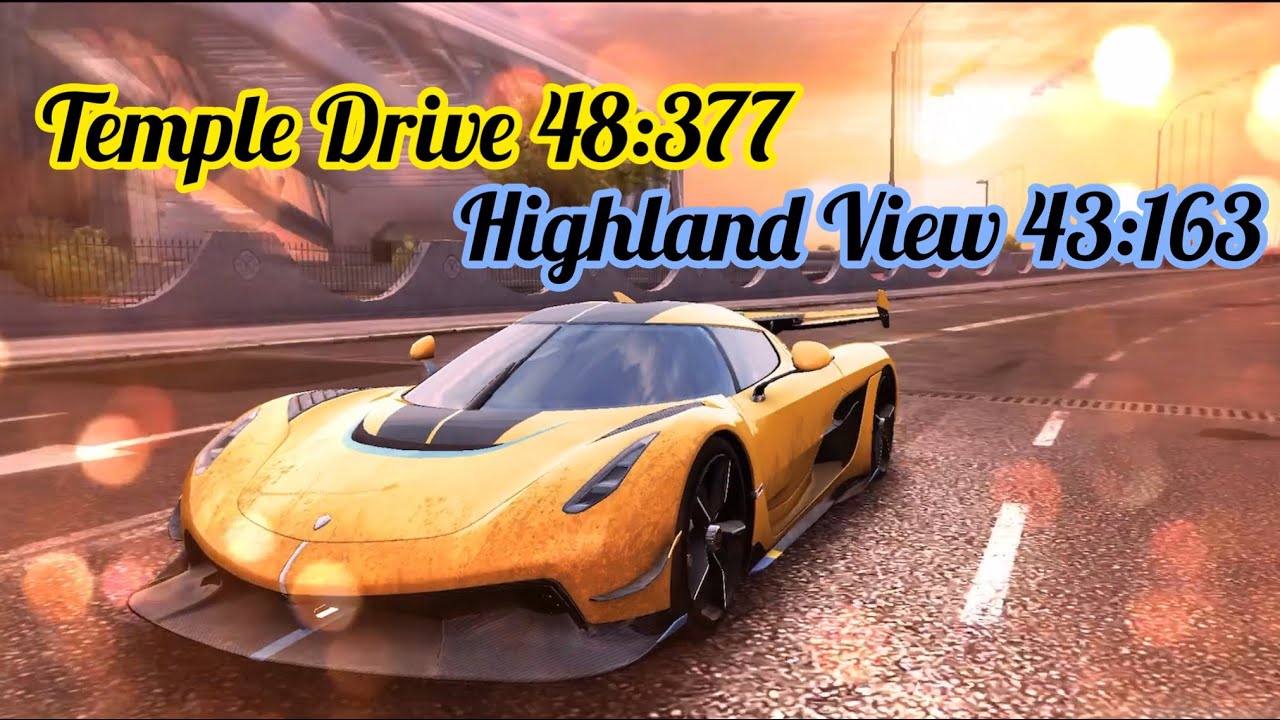 Asphalt 8 | Temple Drive 48:377 🥶& Highland View 43:163 Gauntlet ...