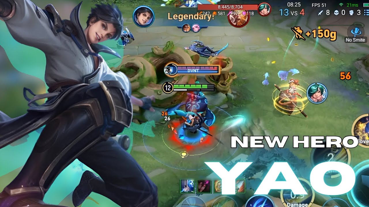 New Hero Yao Gameplay | Honor of Kings - YouTube