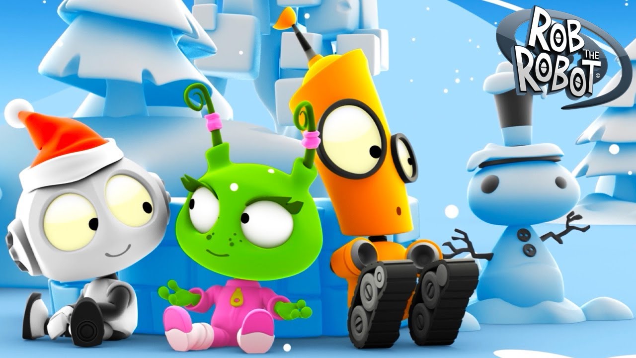 Christmas Snowday in Robot World | Rob the Robot & Friends - Funny Kids ...