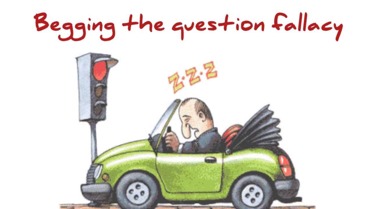 Begging the question fallacy Hindi example ugc net paper 1 - YouTube