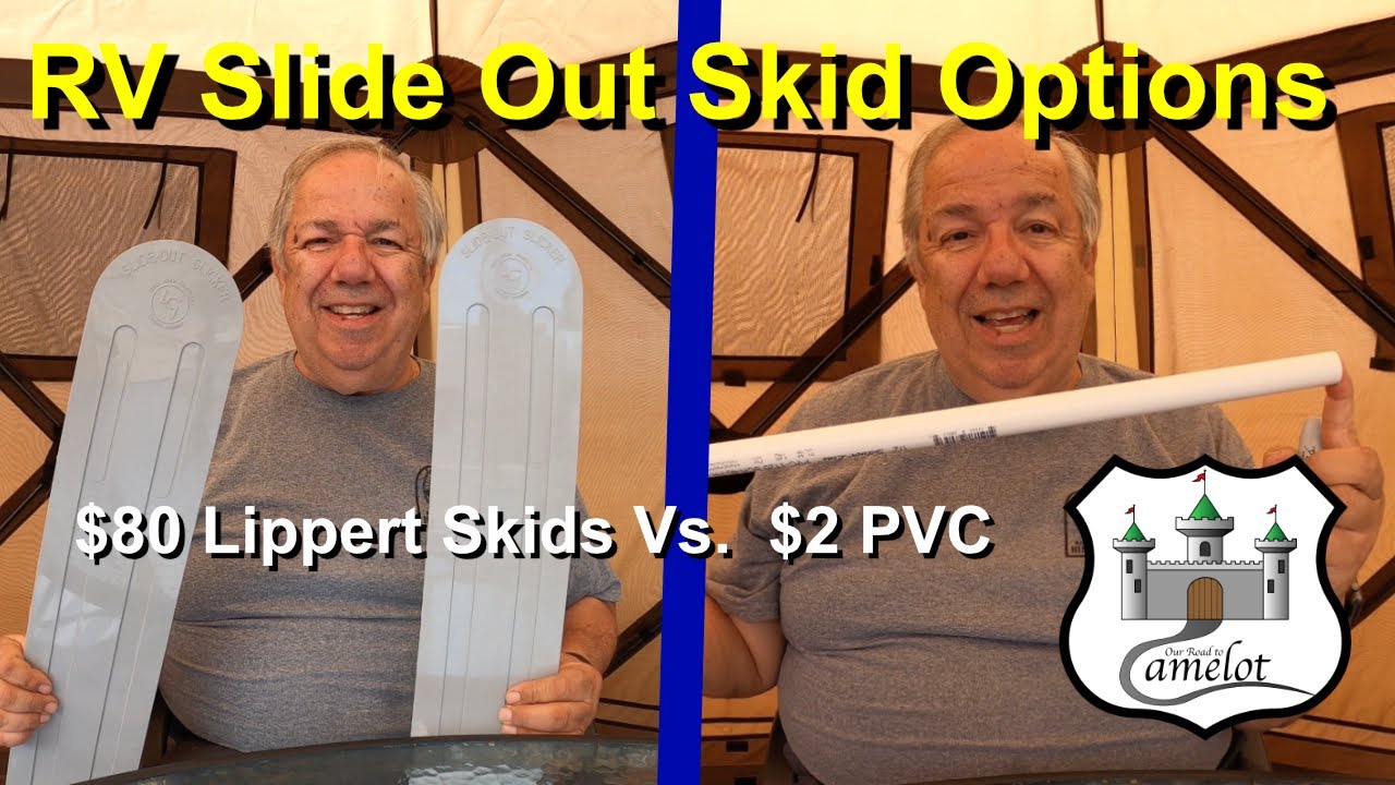 RV Slide Out Slide Skids Vs PVC - YouTube