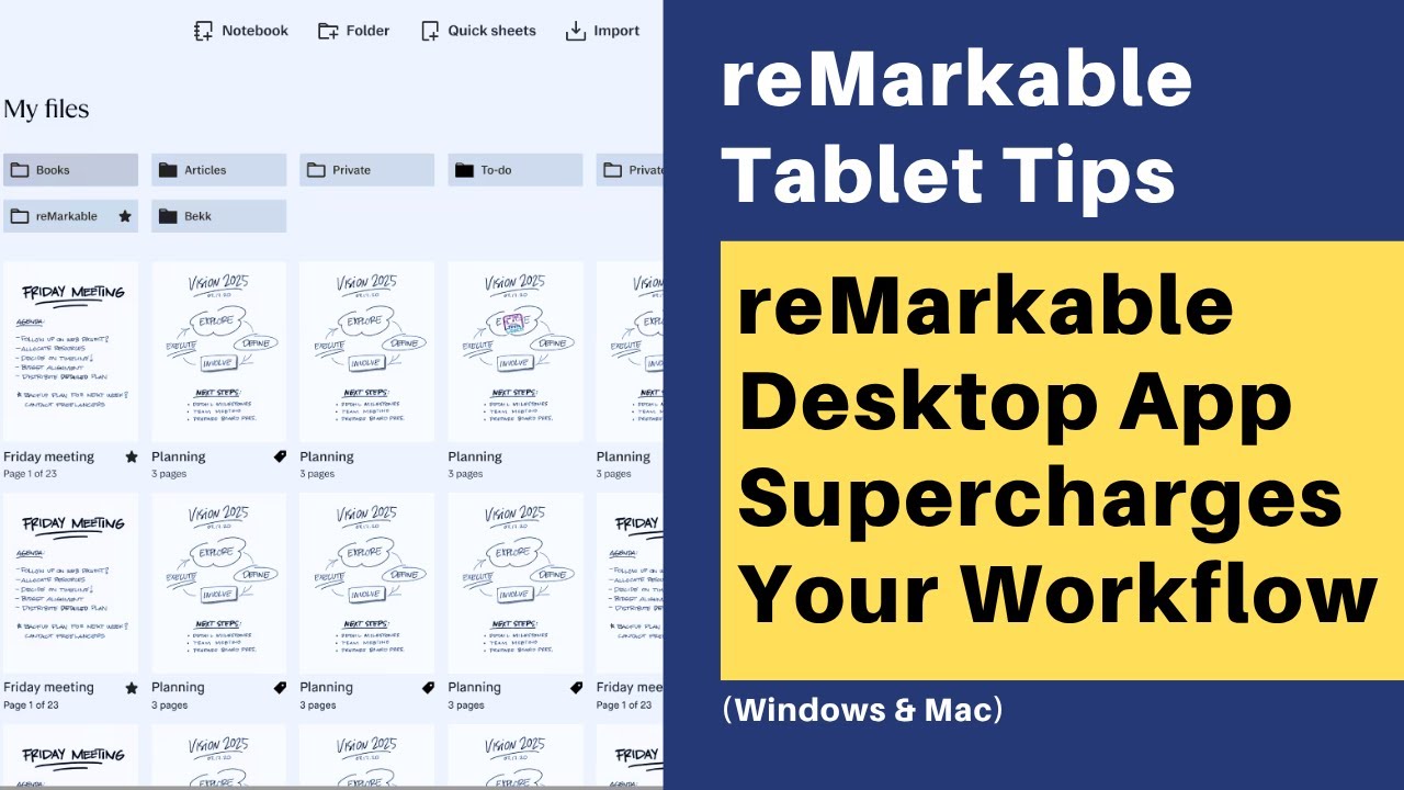 Did You Know? The reMarkable Desktop App Supercharges Your Workflow ...