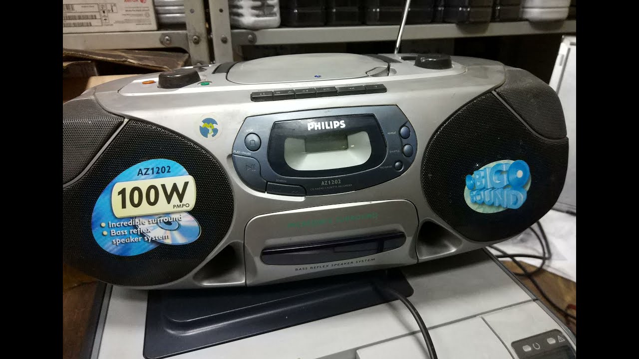 Будем разбирать Магнитолу Бумбокс Philips AZ 1202 - YouTube