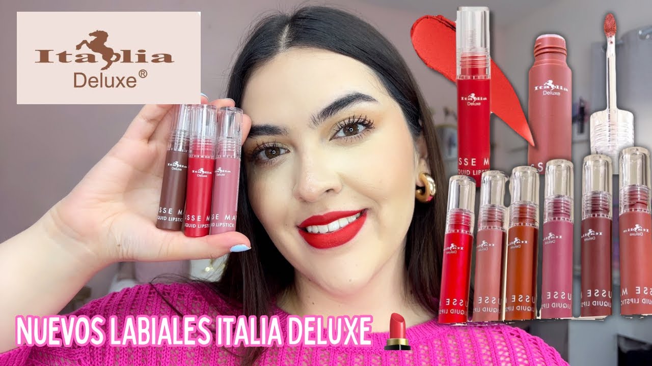 Italia Deluxe Lanzó Nuevos Labiales|Los Probamos Todos 💄🩷 - YouTube