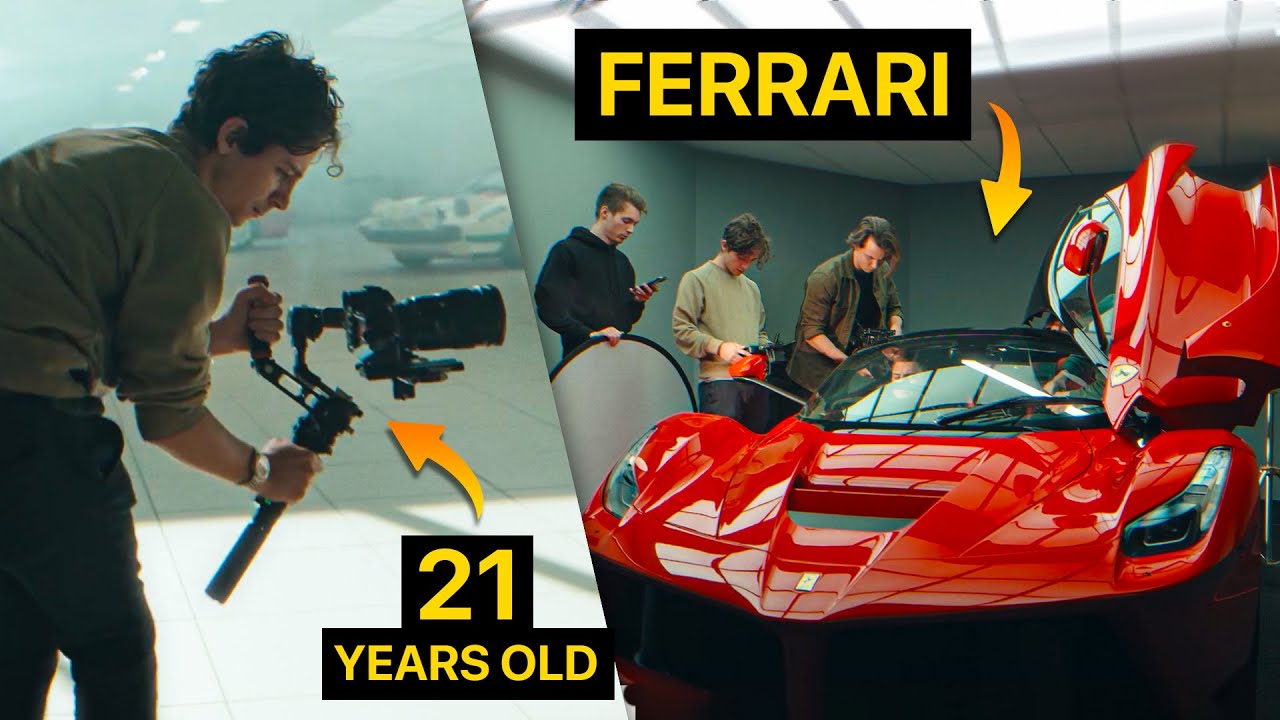 This FILMMAKER shot a COMMERCIAL for FERRARI at 21 years old - How to ...