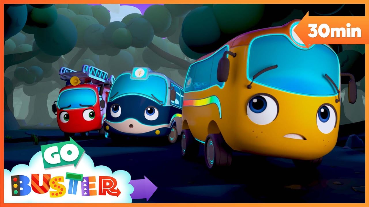 Buster's Spooky Forest Adventure! Go Buster - Bus Cartoons & Kids ...