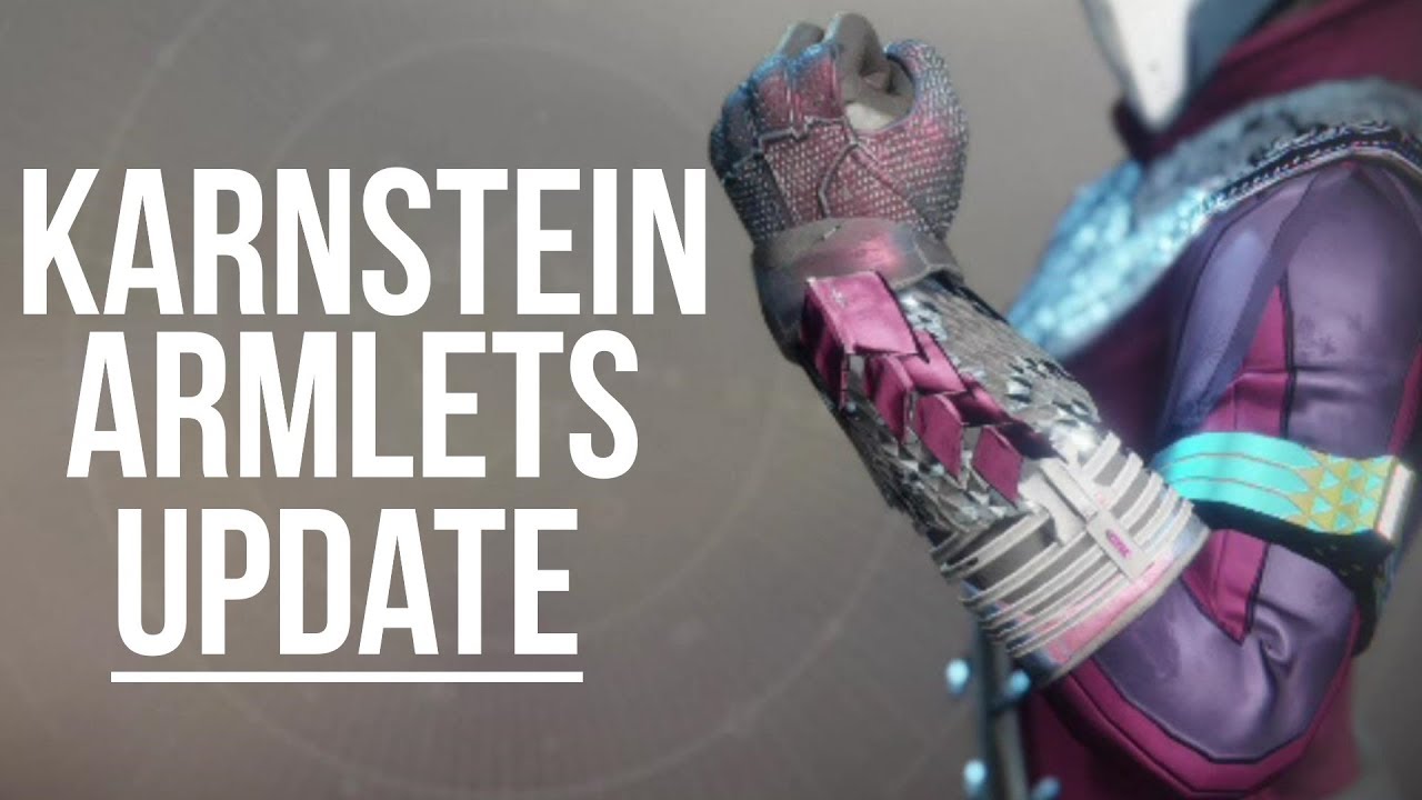 Destiny 2 Curse of Osiris: Karnstein Armlets V2 Exotic Review - YouTube