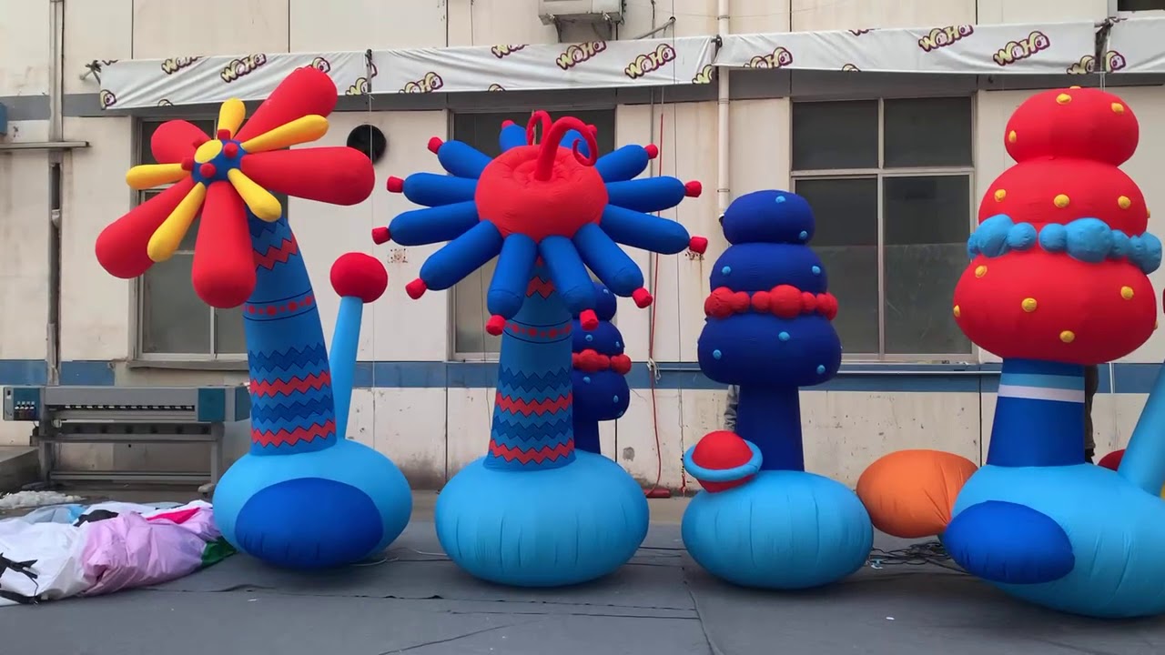 Advertising Inflatables Flowers for Feast Stage Decoration - YouTube