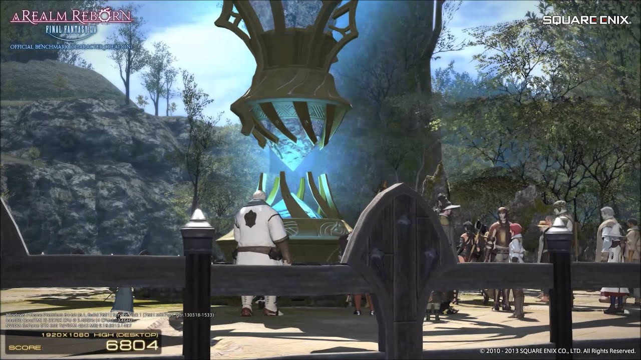 FFXIV Hyur Male Midlander Benchmark E1 - YouTube