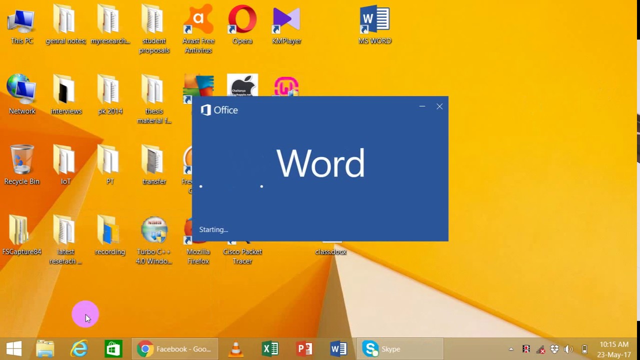 MS WORD 2016 Interface - YouTube