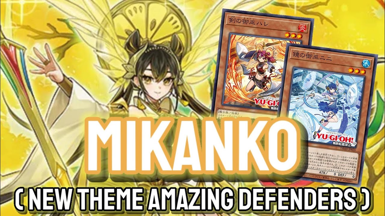 YGOPRO - Mikanko | Testing Deck & New Theme Amazing Defenders - YouTube