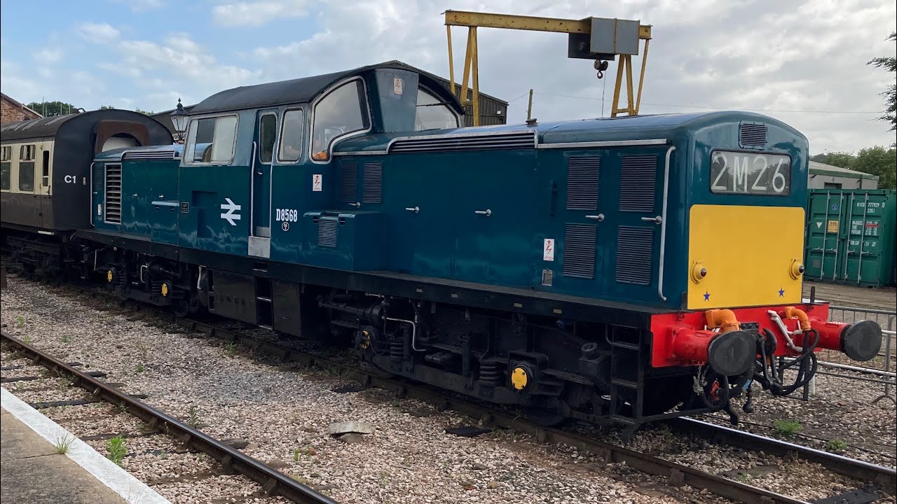 BR CLASS 17 Clayton in action on the West Somerset Railway over June 10 ...