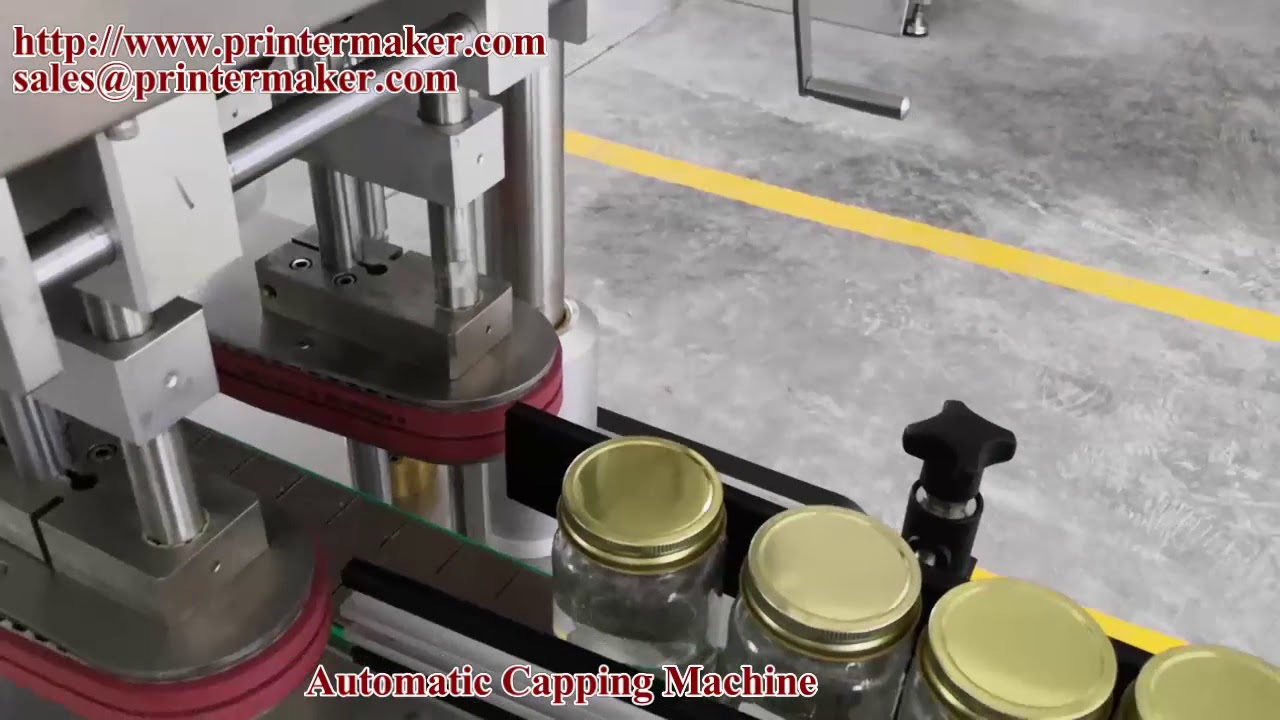 Automatic Capping Machine - YouTube