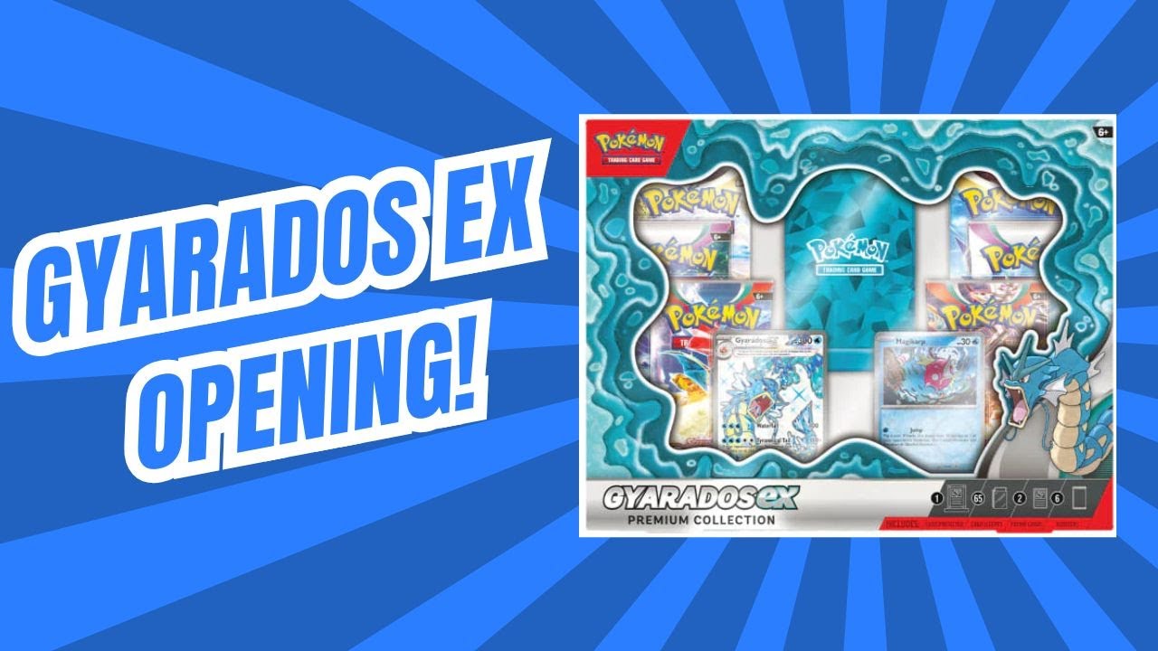 Let's open this Gyarados Ex Premium Box! - YouTube