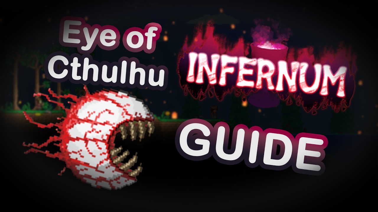 Eye of Cthulhu Infernum Guide (Calamity Mod) - Terraria - YouTube